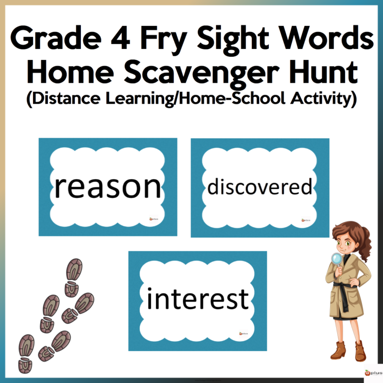 Distance Learning Grade 2 Dolch Sight Words Home Scavenger Hunt | Made ...