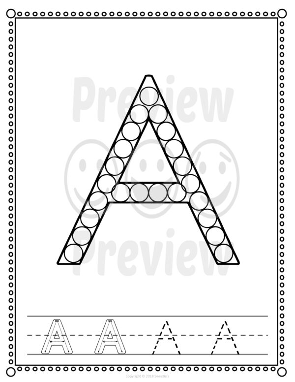 Alphabet and Number Worksheets Bingo Dabber - Made By Teachers