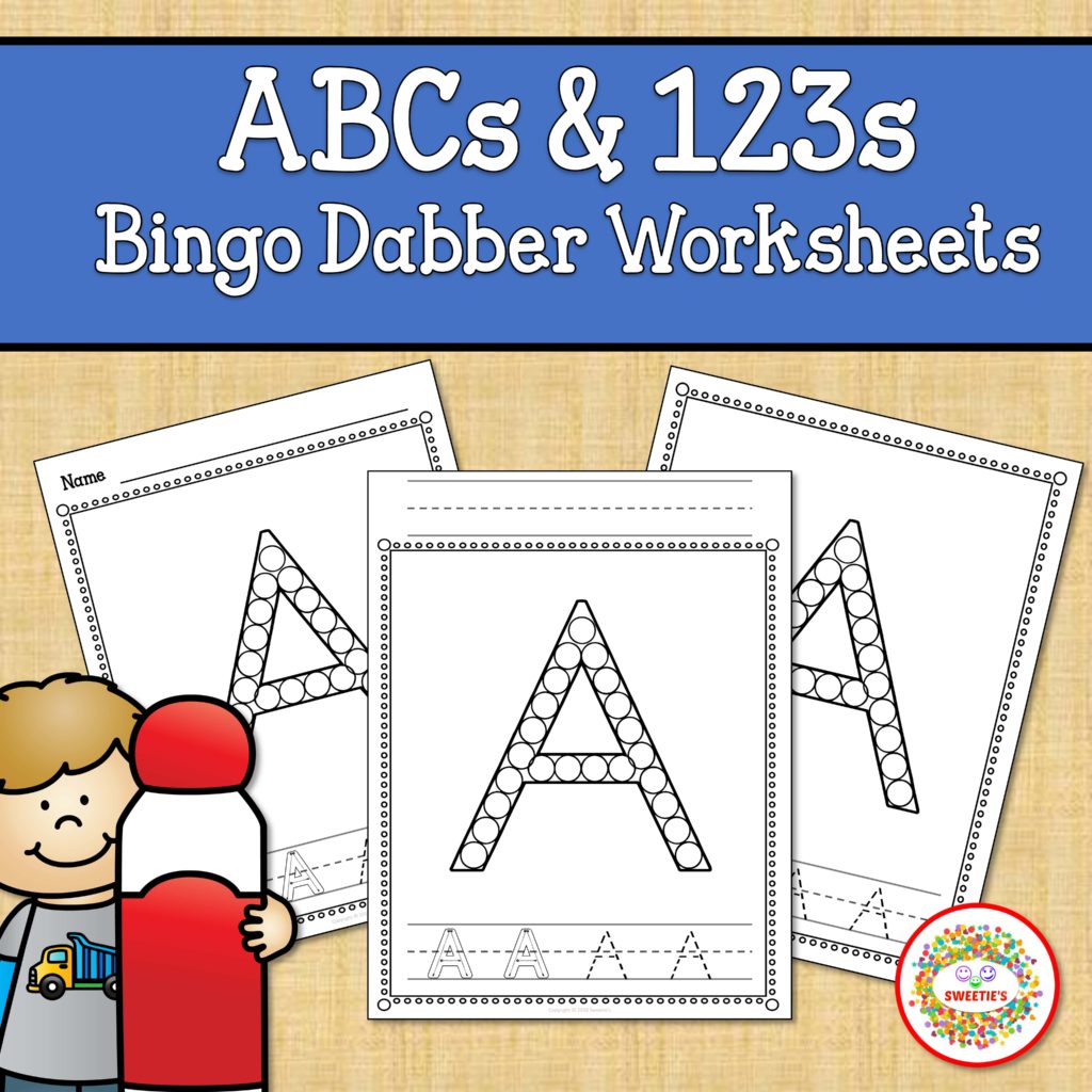 Bingo dabber letters bingo dauber number worksheets - upfmx