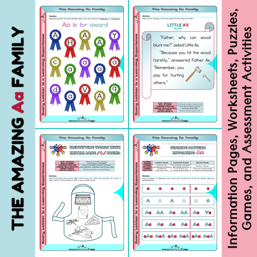 Information Pages, Worksheets, Puzzles, Games, and Assessment ...