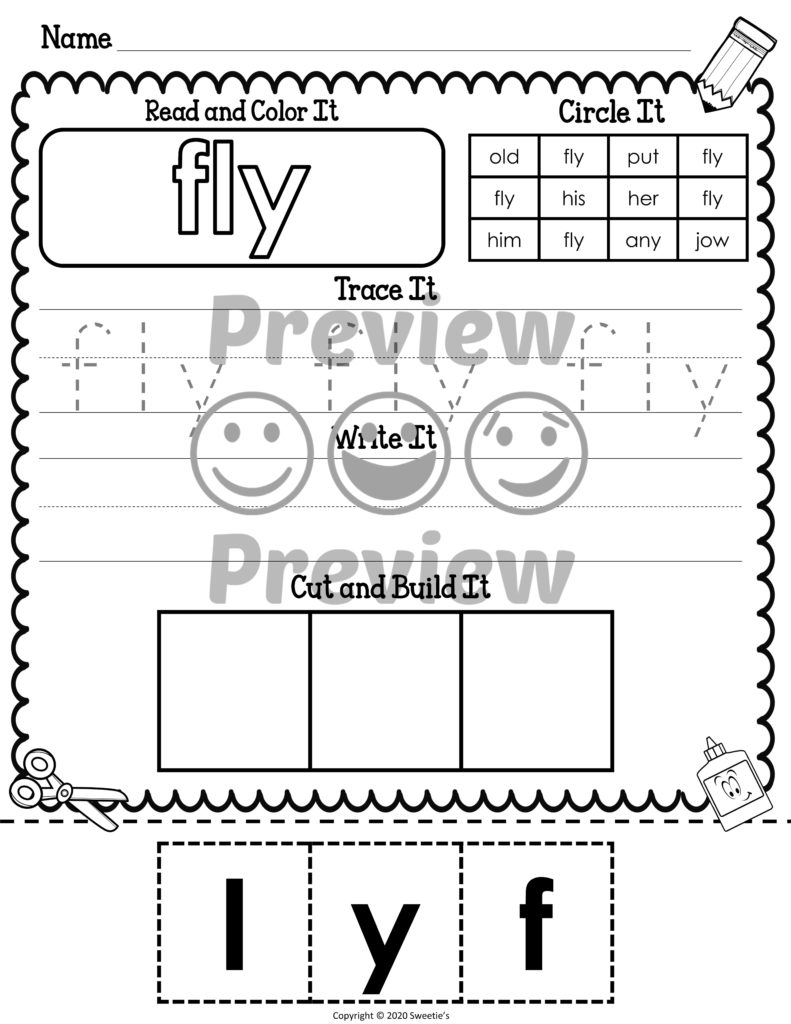 Dolch First Sight Word Worksheets | Made By Teachers
