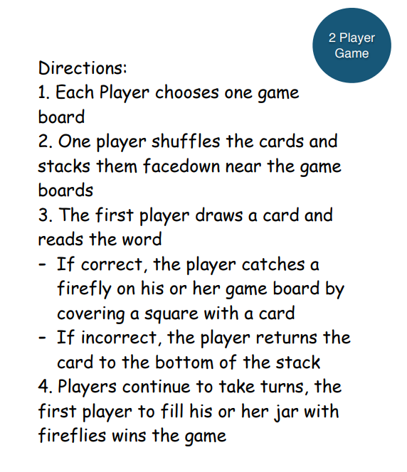 Firefly Sight Words | Made By Teachers