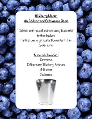 Blueberry Mania | Made By Teachers