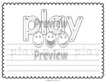 Trace and Write Sight Words - Dolch PreK | Made By Teachers
