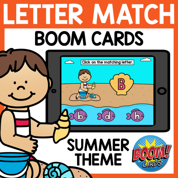 Boom Cards Summer Math and Literacy Kindergarten Distance Learning ...