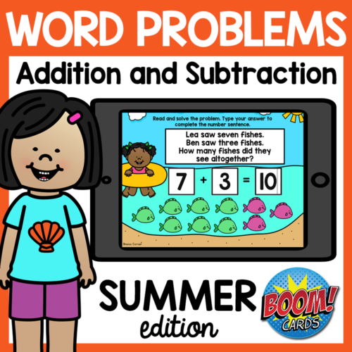 Boom Cards Summer Math and Literacy Kindergarten Distance Learning ...