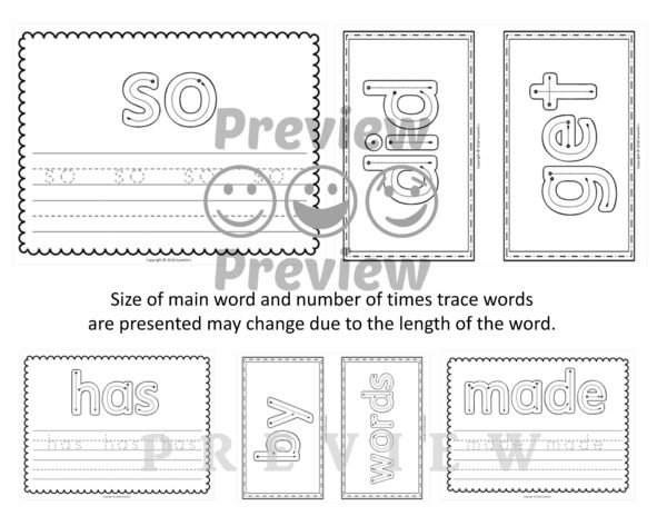 Trace and Write Sight Words - Fry 1st 100 | Made By Teachers