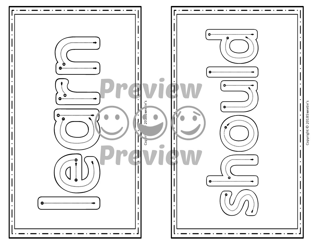 Trace and Write Sight Words - Fry 2nd 100 - Made By Teachers