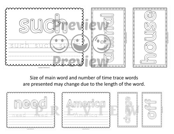 Trace and Write Sight Words - Fry 2nd 100 - Made By Teachers