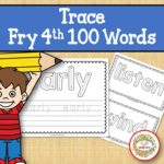 Trace and Write Sight Words - Fry 4th 100 | Made By Teachers