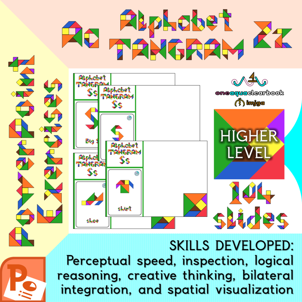 English Number Tangram Cards (Medium) - Made By Teachers