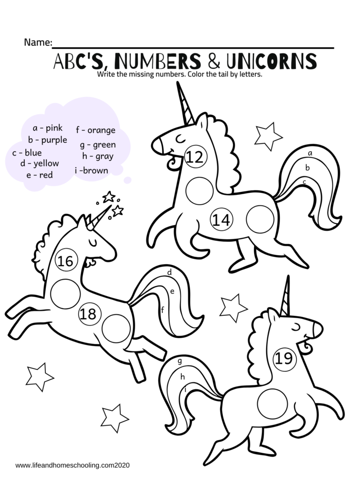 ABC's, Numbers & Unicorns - Made By Teachers
