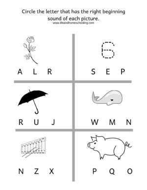 Beginning Sound Phonics Worksheet - Made By Teachers