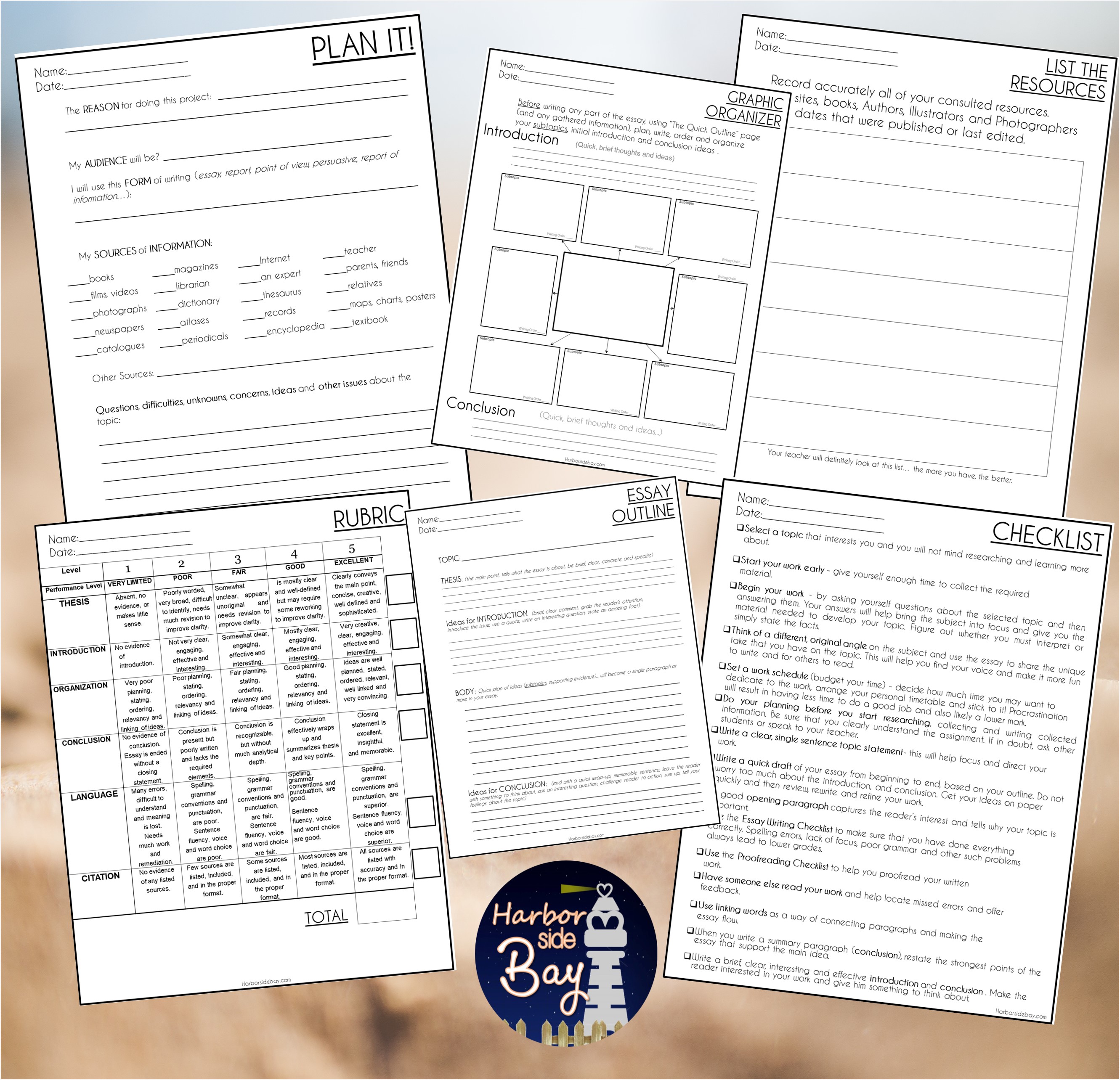 Essay Guided Writing | Made By Teachers