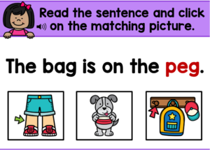 Reading CVC Sentences Boom l Cards Distance Learning - Made By Teachers