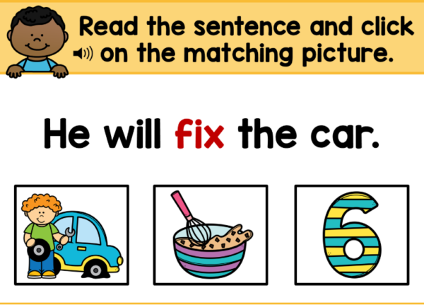 Reading CVC Sentences Boom l Cards Distance Learning - Made By Teachers