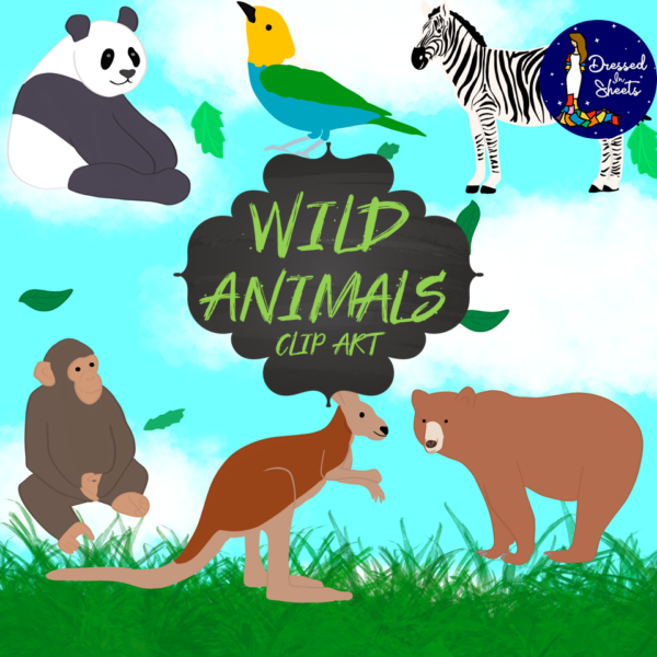 Wild Animals Clip Art | Made By Teachers