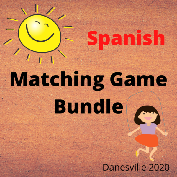 Matching Game Bundle (SPANISH) | Made By Teachers