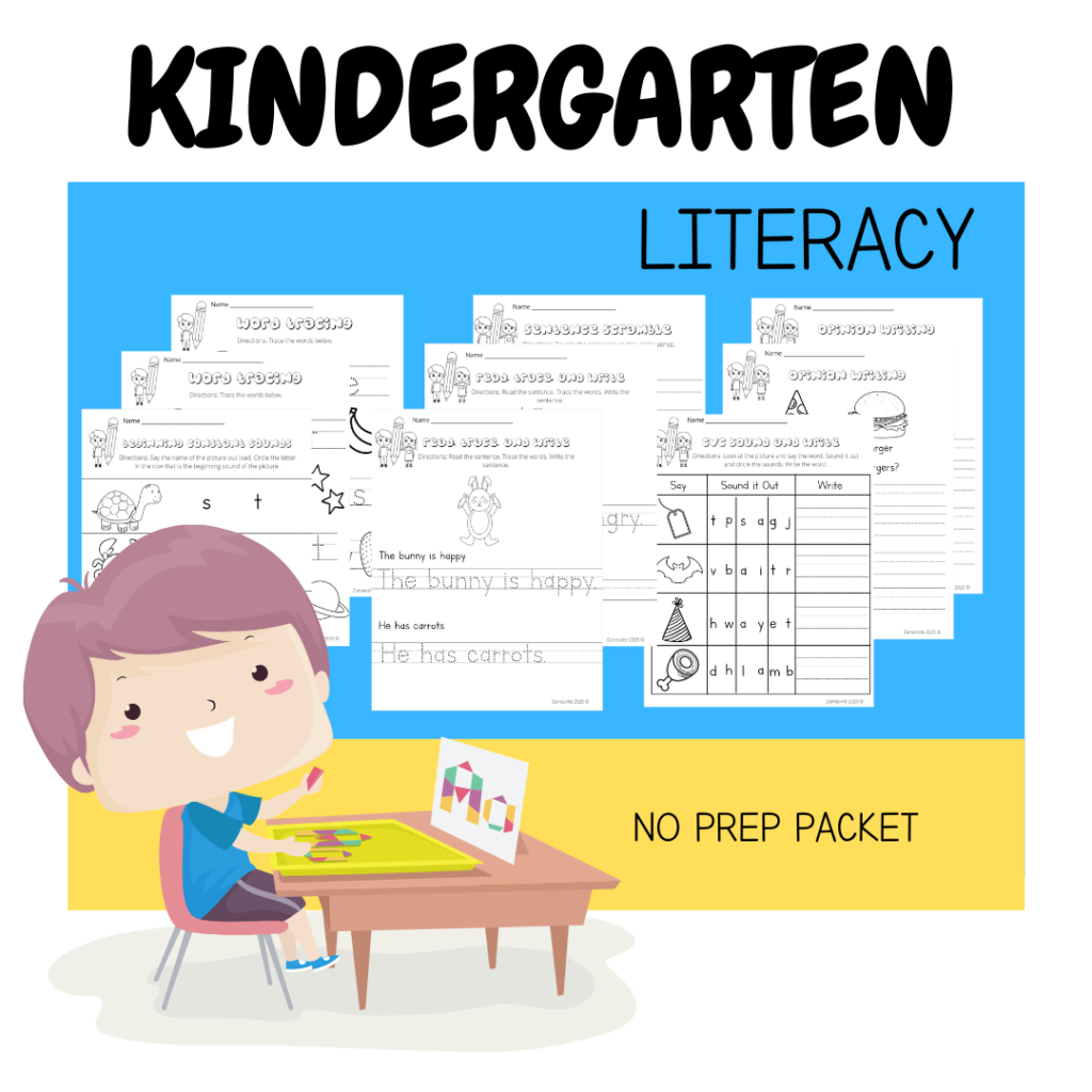 Back To School Prek/Kindergarten Bundle | Made By Teachers