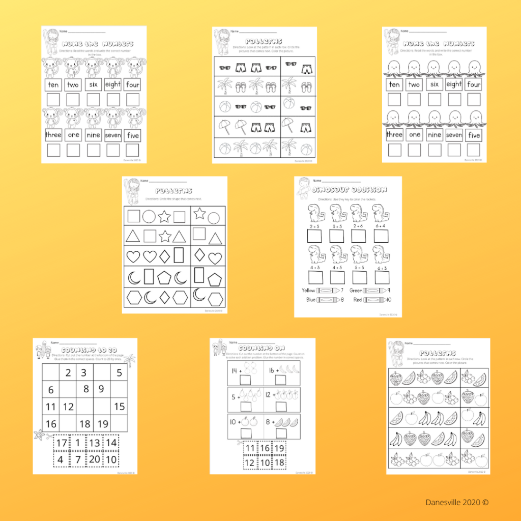 Back To School Prek/Kindergarten Bundle | Made By Teachers