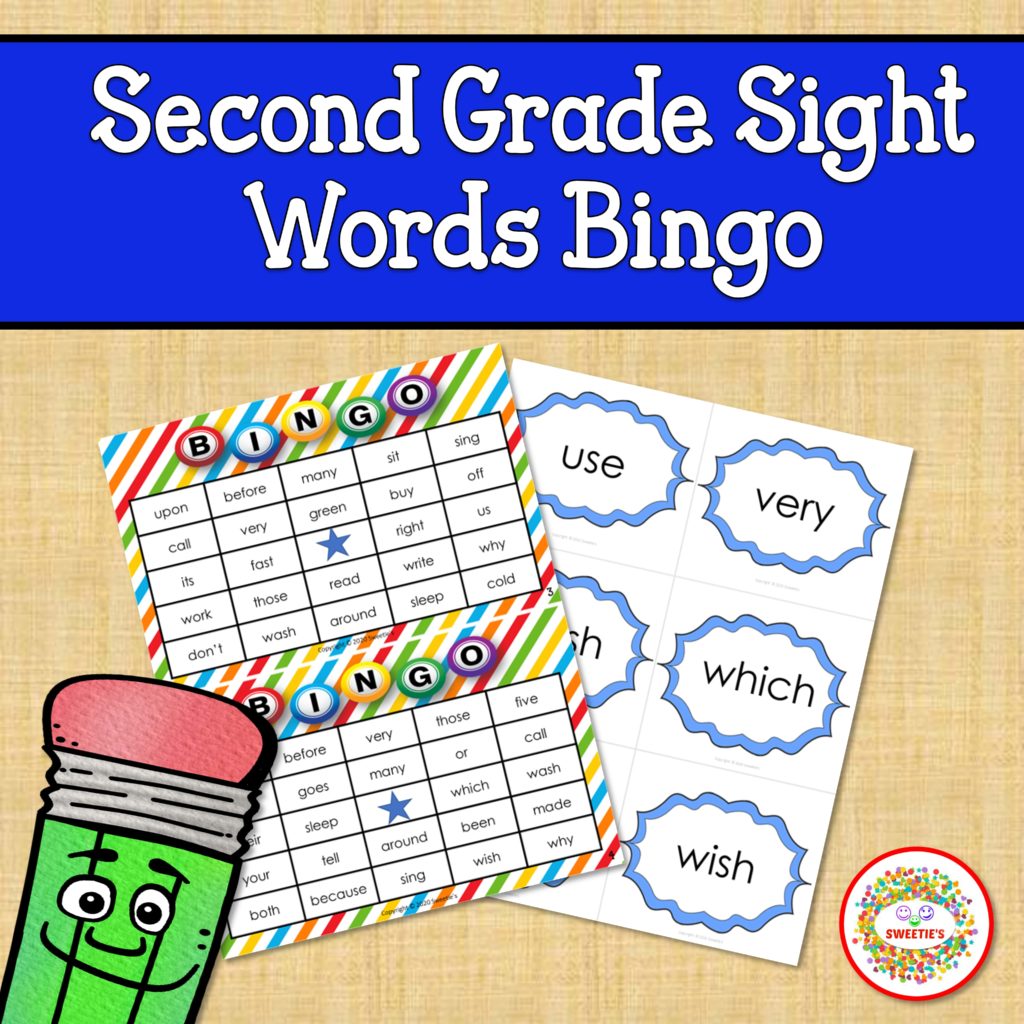 Sight Words Bingo Second Grade - Made By Teachers