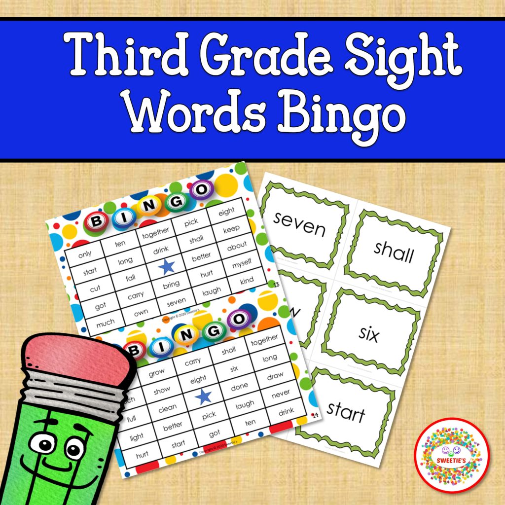 Sight Words Bingo Third Grade | Made By Teachers