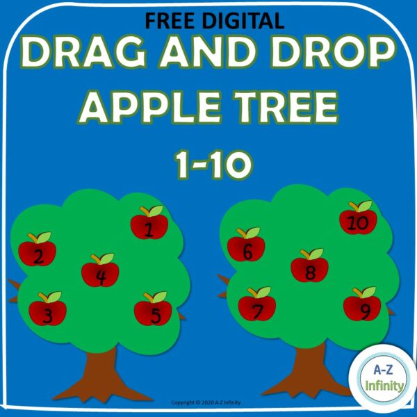 Apple Tree 1-10 Drag and Drop - Made By Teachers
