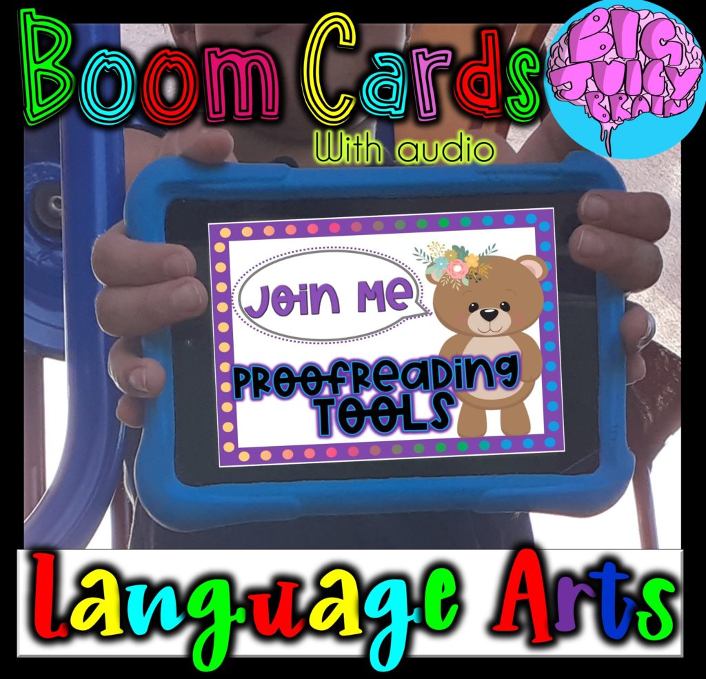 Proofreading Tools BOOM Cards Distance Learning - Made By Teachers
