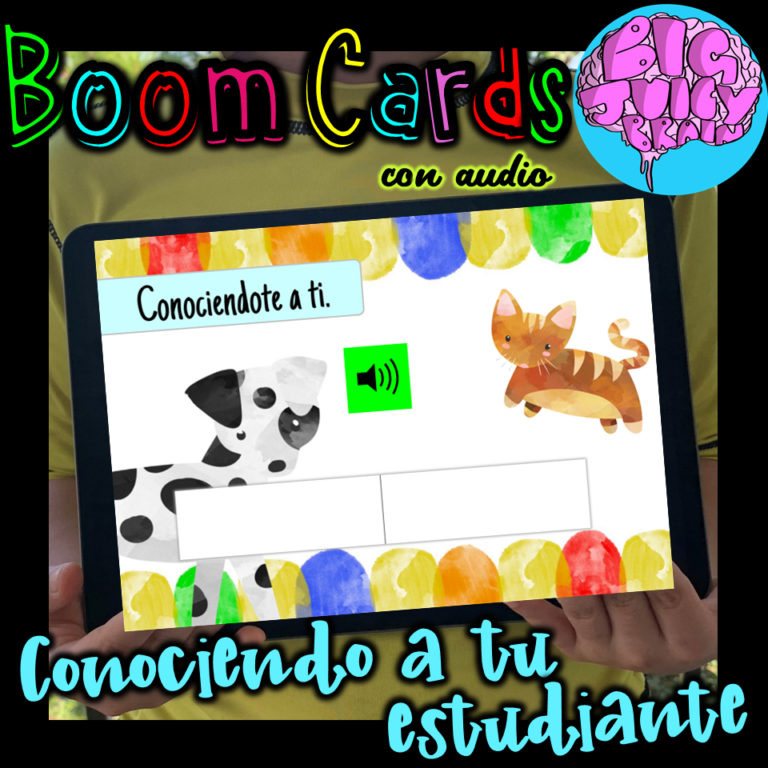 Conociendo a tu estudiante BOOM Cards Distance Learning - Made By Teachers
