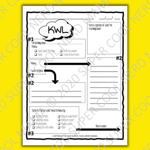 Kwl Worksheet