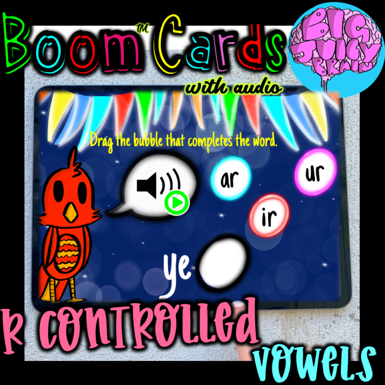 R Controlled Fluency Ar Er Ir Ur Or BOOM Cards Distance Learning | Made ...