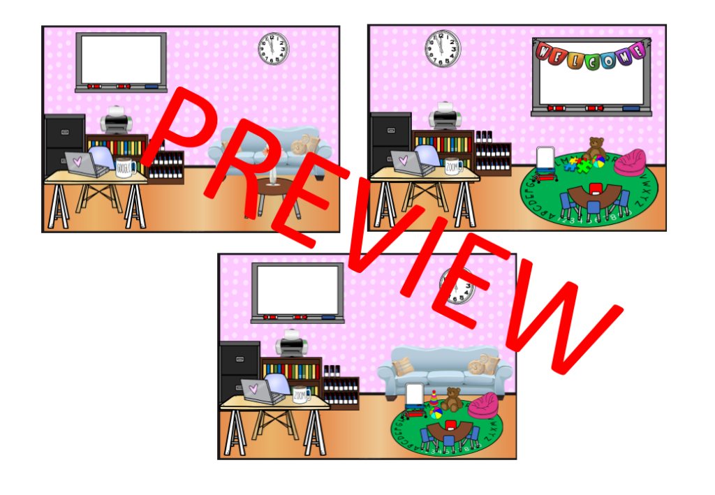 Distance Learning Virtual Work from Home and Counseling Office ...