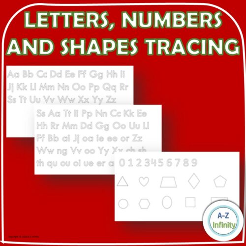 Letter, Number and Shape Tracing | Made By Teachers