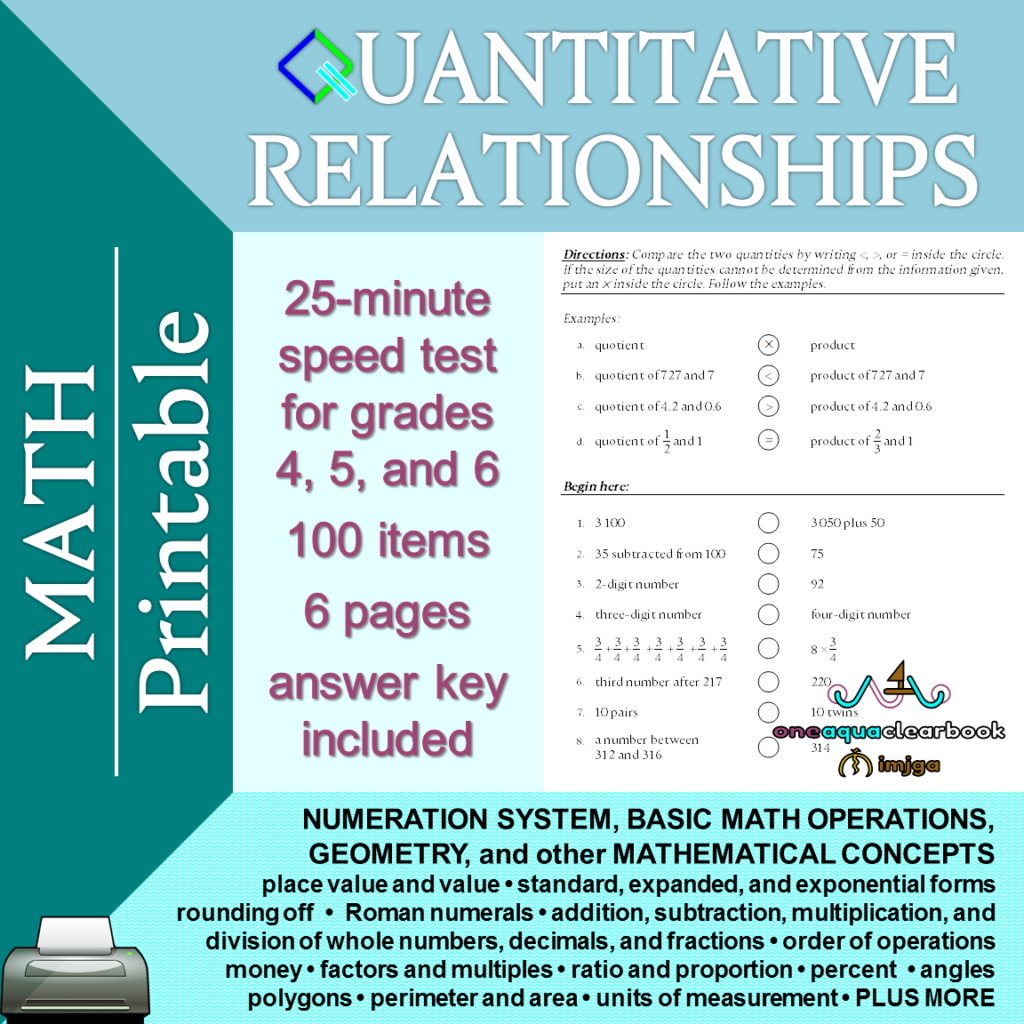 Math Data Sufficiency Test in PDF File | Made By Teachers