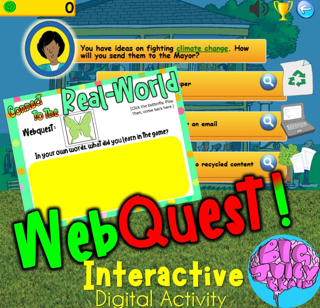 Webquest Interactive DIGITAL Distance Learning: Reduce Reuse Recycle ...