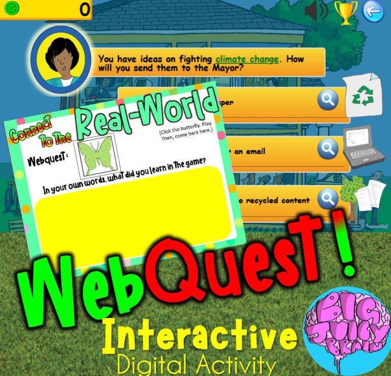 Webquest Interactive DIGITAL Distance Learning: Reduce Reuse Recycle ...