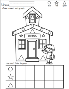 Free Back to School Kindergarten Math Worksheet - Made By Teachers