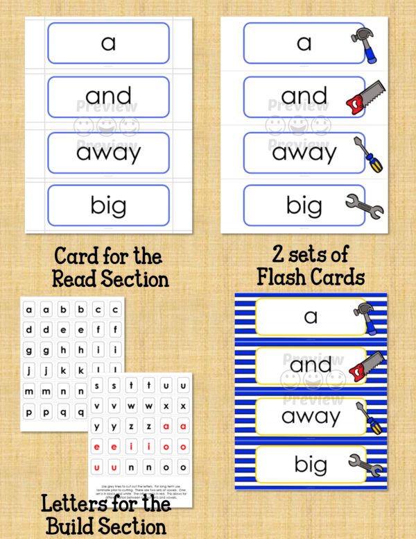 Sight Words Read, Build, Write PreK Sight Words | Made By Teachers
