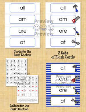 Sight Words Read, Build, Write Kindergarten Sight Words | Made By Teachers