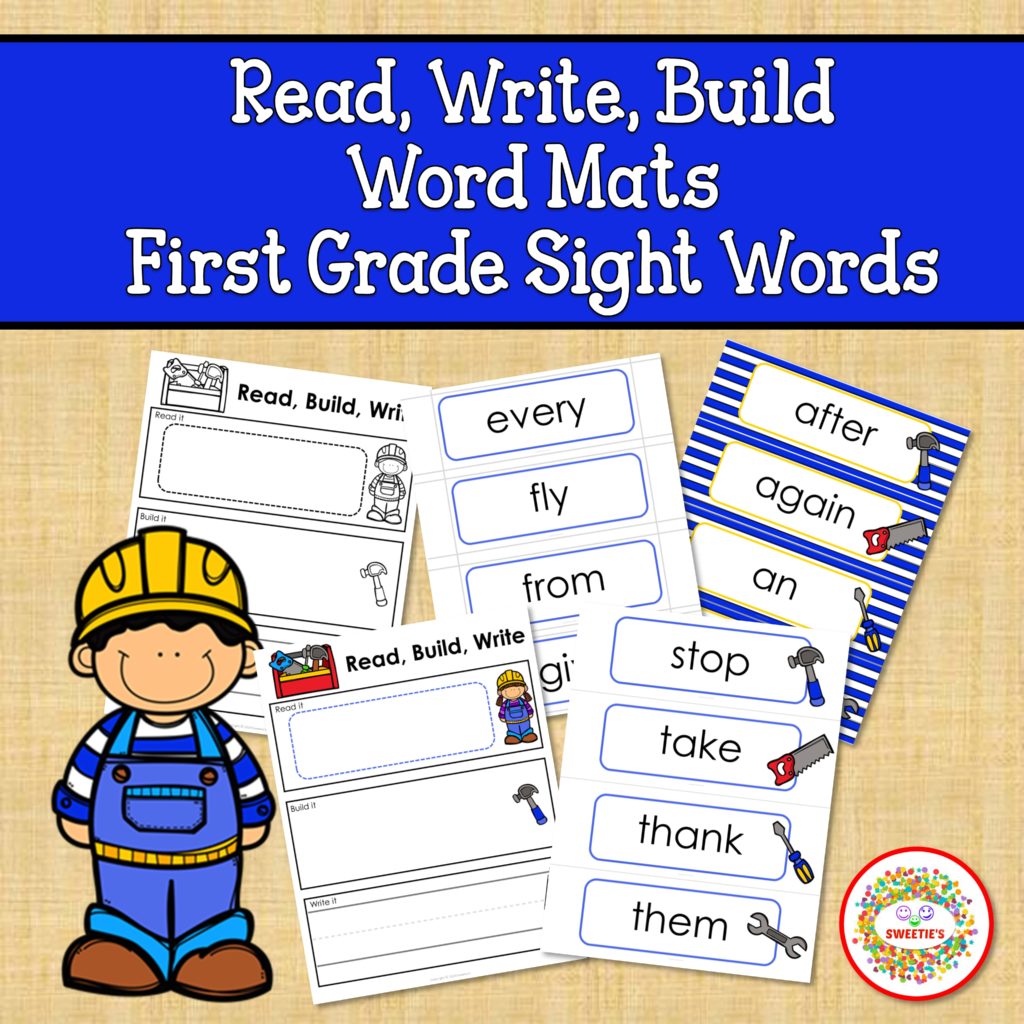 Sight Words Read, Build, First Grade Sight Words - Made By Teachers