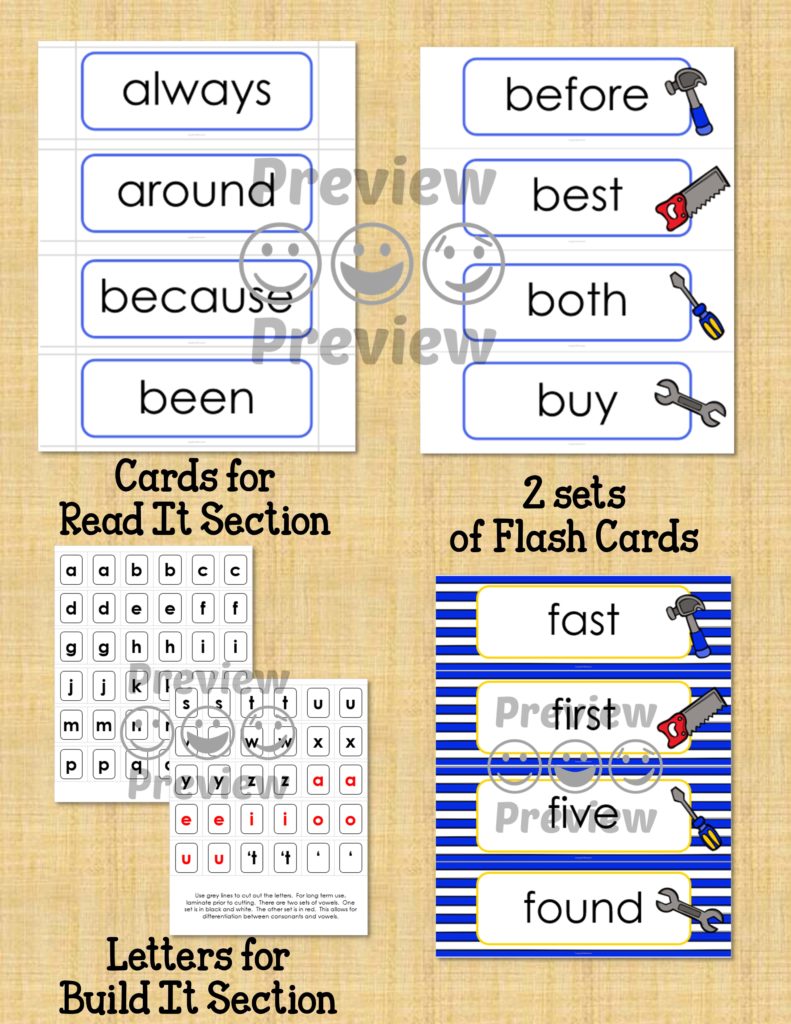 Sight Words Read, Build, Second Grade Sight Words - Made By Teachers