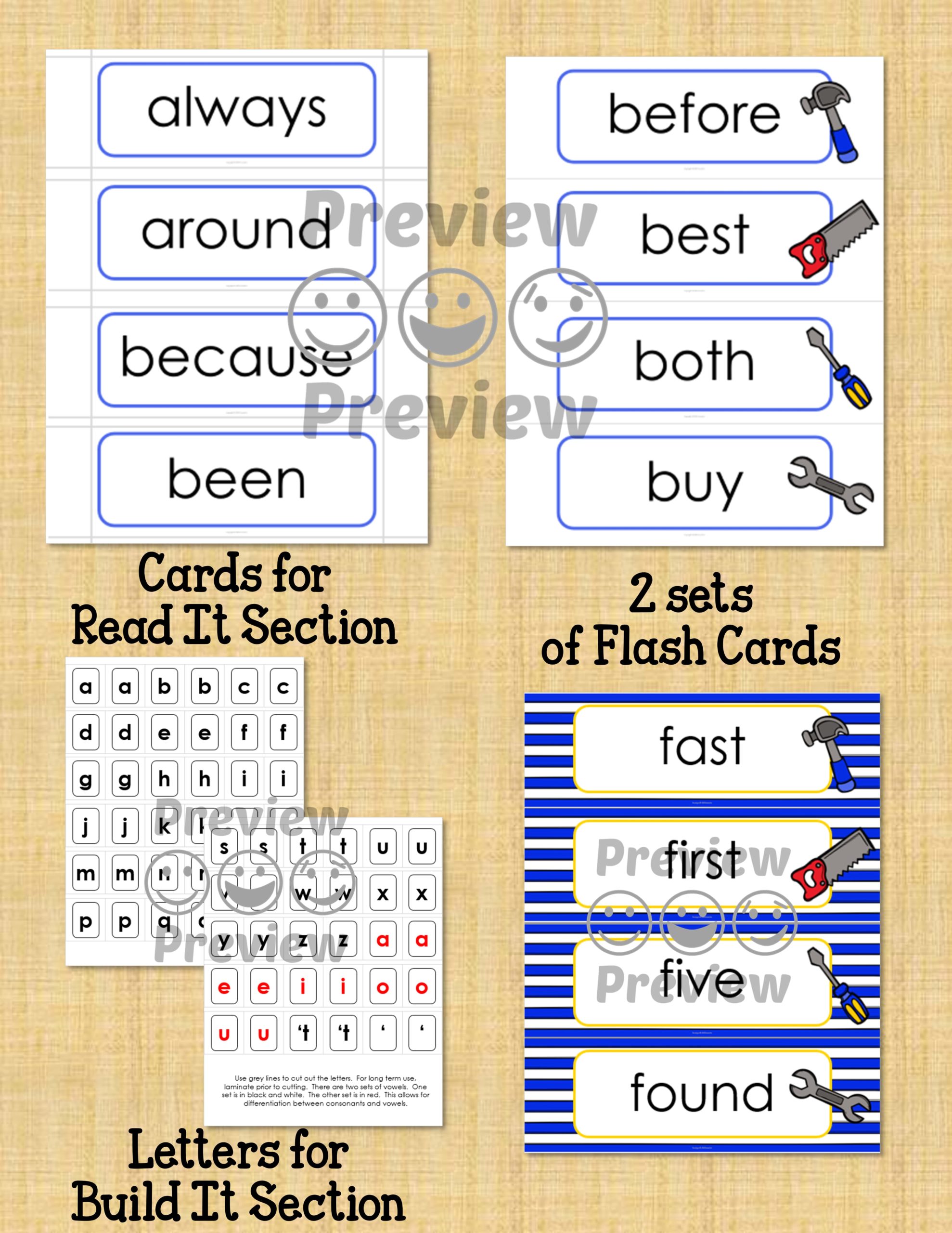 Sight Words Read, Build, Second Grade Sight Words - Made By Teachers