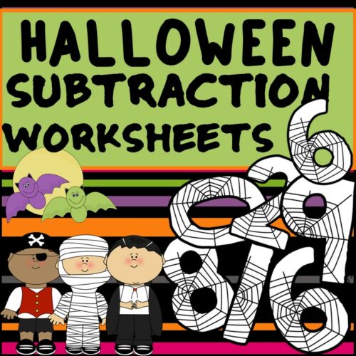 Halloween Subtraction to 20 Fact Fluency Worksheets - Made By Teachers