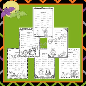 Halloween Subtraction to 20 Fact Fluency Worksheets - Made By Teachers