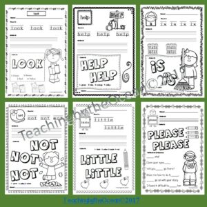 Pre-Primer Sight Words Worksheets - Fall Themed - Made By Teachers