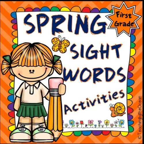 First Grade Sight Words Worksheets - Spring Themed | Made By Teachers
