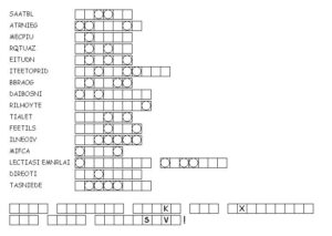 GEOLOGY: IGNEOUS ROCKS VOCABULARY JUMBLE | Made By Teachers