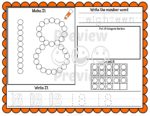 Number Mats 1 to 20 Bingo Dabber - Made By Teachers
