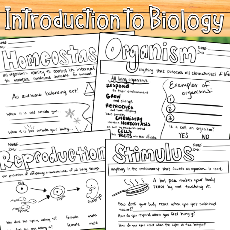 Introduction to Biology - Made By Teachers