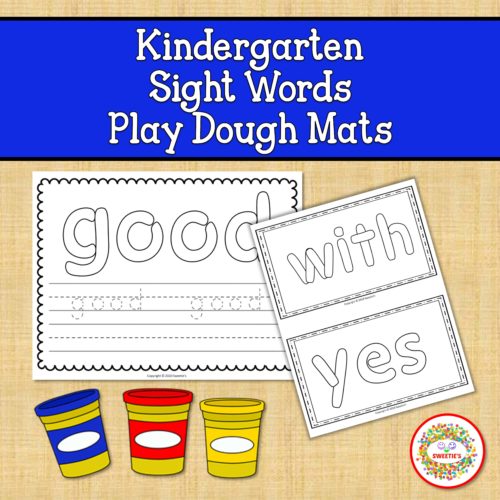 Playdough Sight Word Mats Kindergarten | Made By Teachers